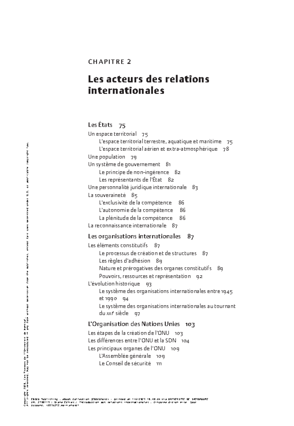 Introduction aux relations internationales - chapitre 2 Les acteurs des ...