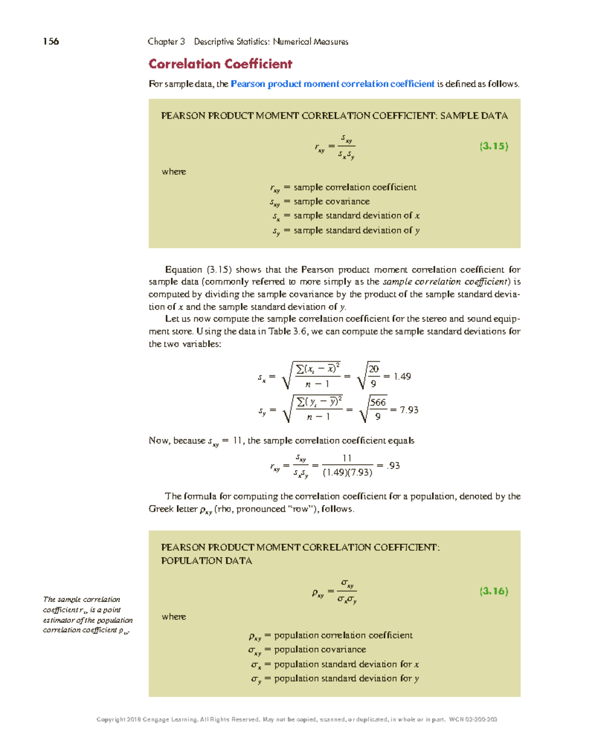 Chapter 3 Excerpt(1) 9 - Ch 3 - 156 Chapter 3 Descriptive Statistics ...
