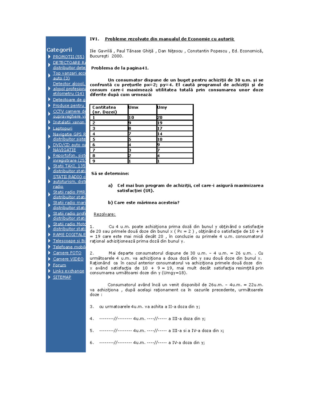 Toaz - cursuri algebra teorie pdf silva dedu , covei - Categorii PROMOTII (55) DETECTOARE RADAR ...
