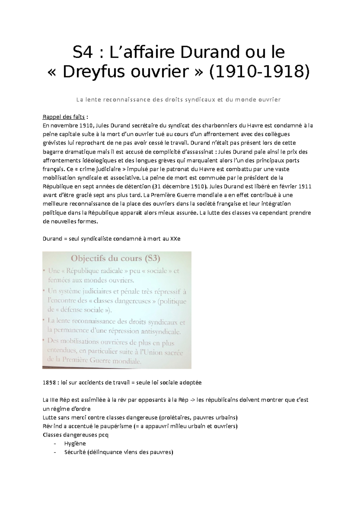 Histoire politique de la France - S4 affaire Durand - S4 : L’affaire ...