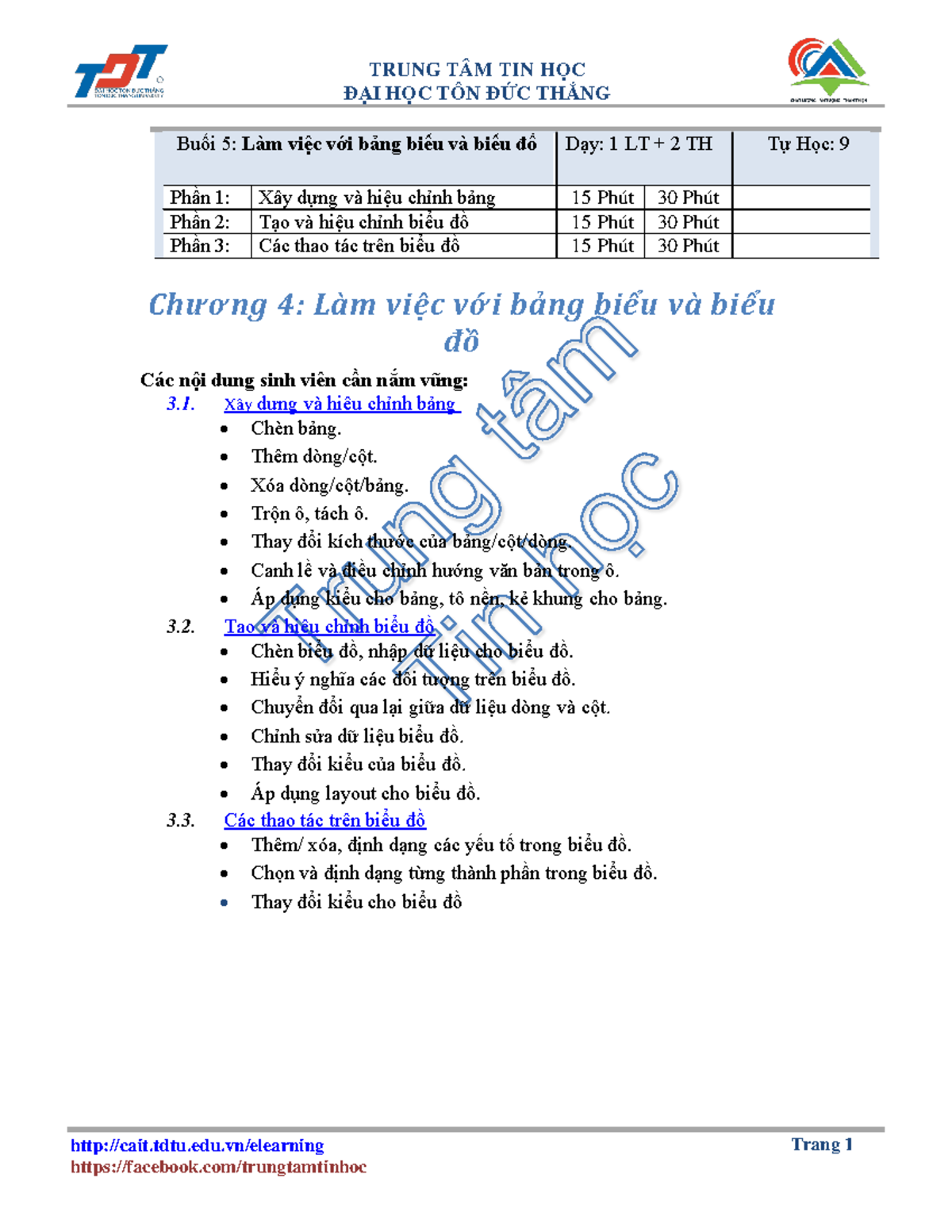 T5 BTTai Lop - CSTH - ĐẠI HỌC TÔN ĐỨC TH¾NG cait.tdtu/elearning Trang 1 ...