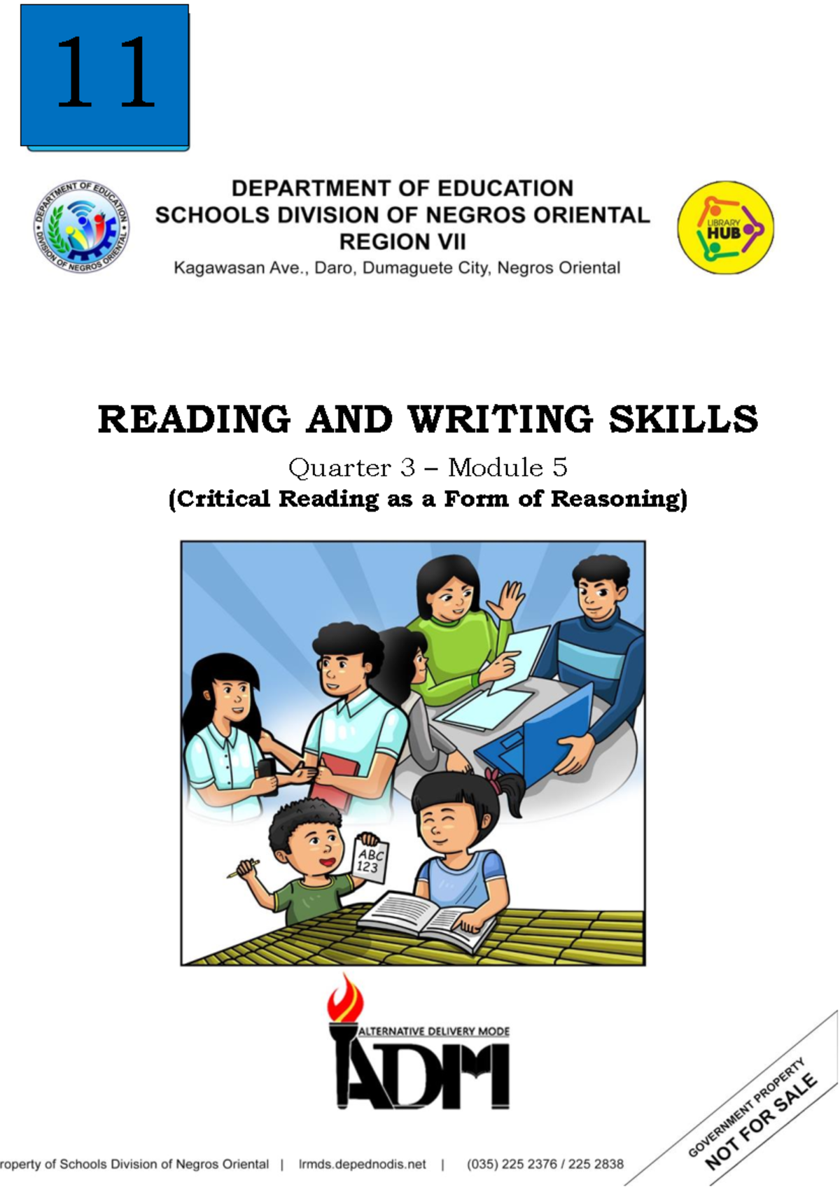G11-SLM5-RWS-Q3 125356 - READING AND WRITING SKILLS Quarter 3 – Module ...