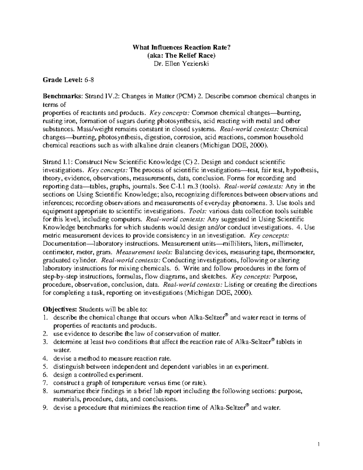 Yez 5e lesson rxn rate - The civil note is very helpful - What ...