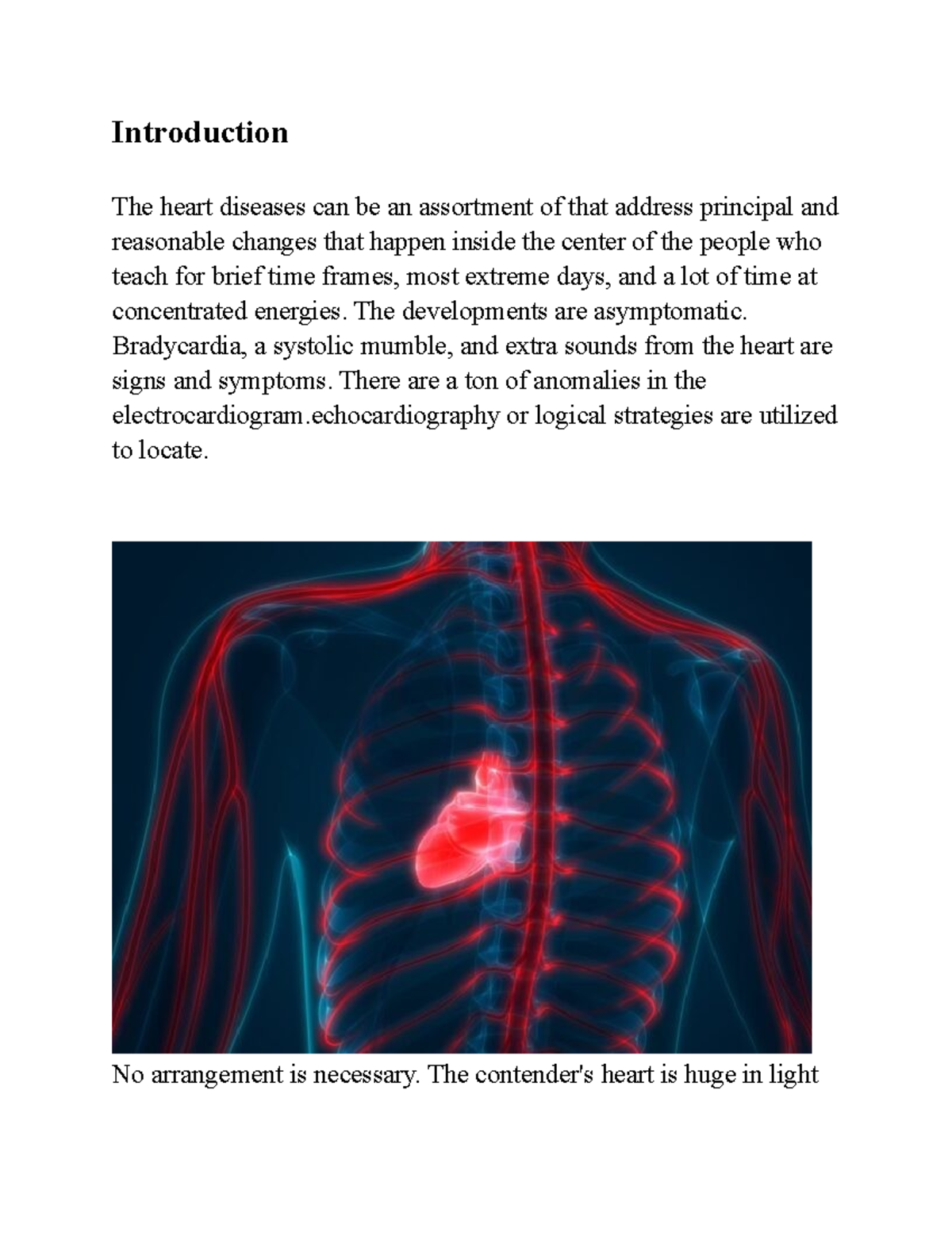 Introduction to athlete's heart - Introduction The heart diseases can ...