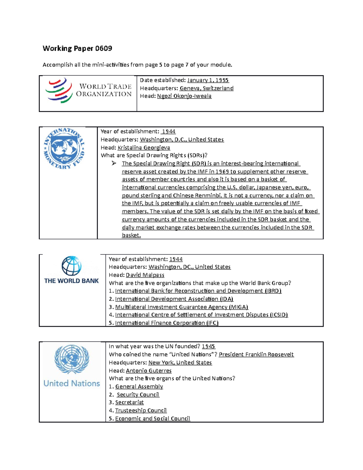 Working Paper 0609 ( Manmgt 3) - Working Paper 0609 Accomplish all the ...