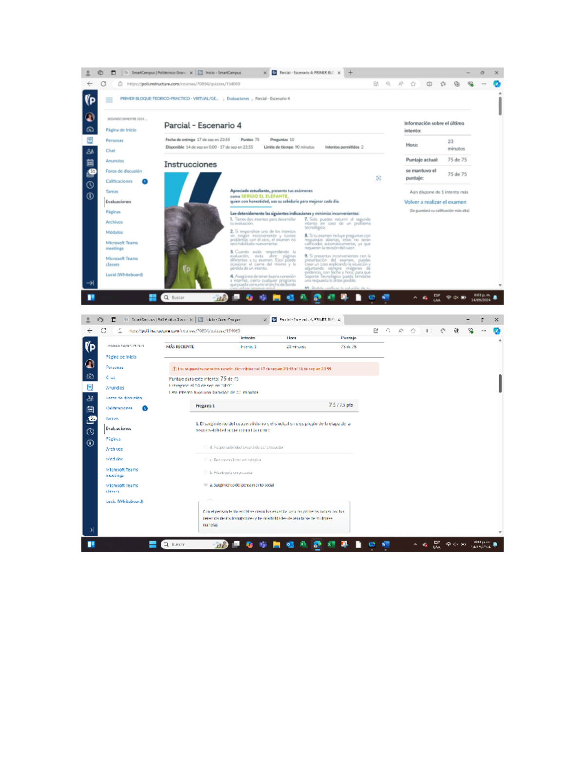 Parcial 1 Gerencia de desarrollo sostenible - SmartCampus Politécnico ...
