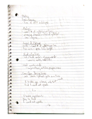 Creative Writing Notes - Creative Writing Notes Week 6 – 9/26/ Plot and ...