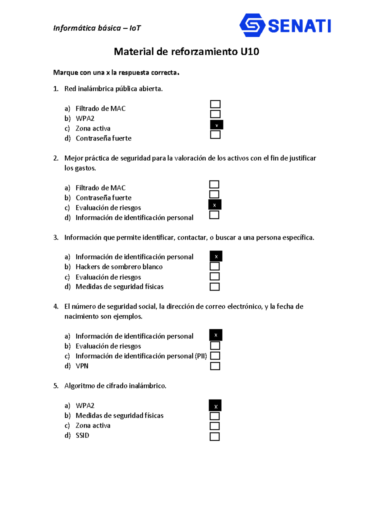 SINU-151 Unidad 10 Material Reforzamiento - Informática básica – IoT Material de reforzamiento U ...