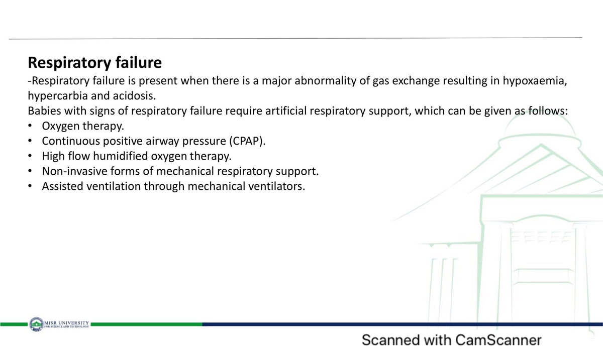 LECT 9 - Respiratory failure - Advanced life support - Studocu