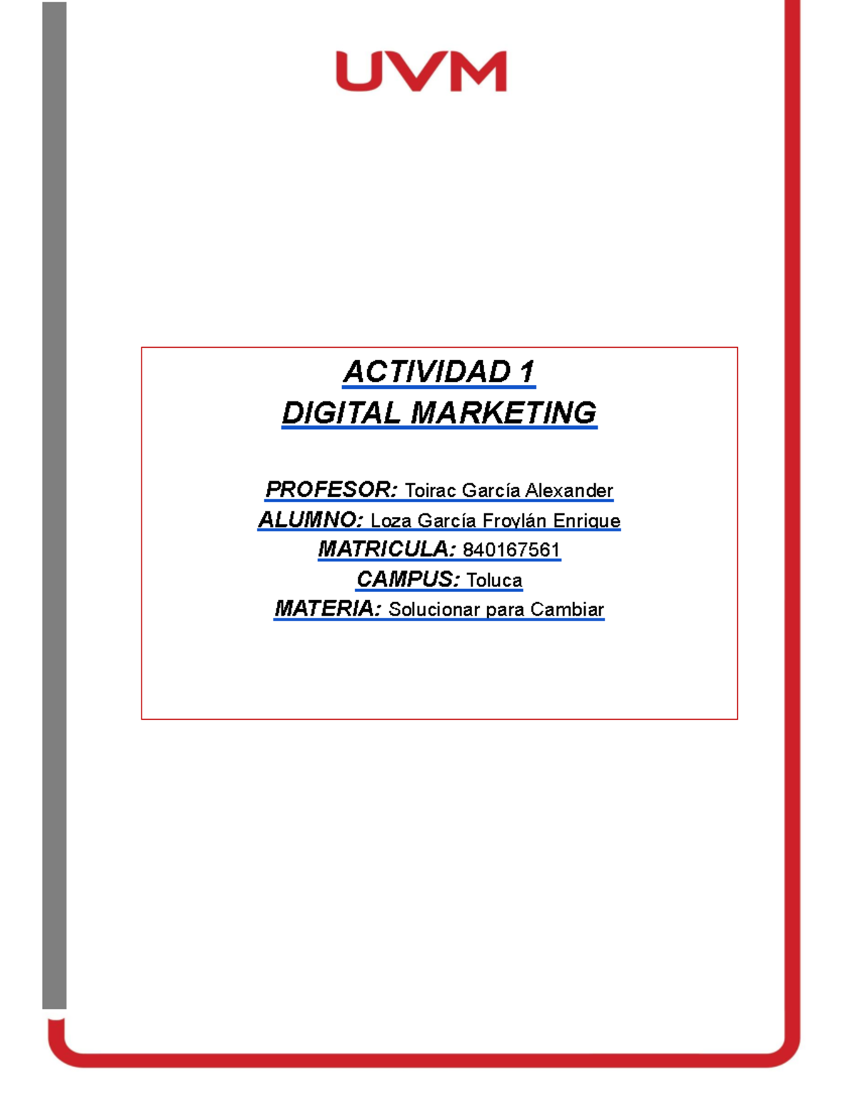 A1 FELG SOL - actividad de bb - ACTIVIDAD 1 DIGITAL MARKETING PROFESOR ...