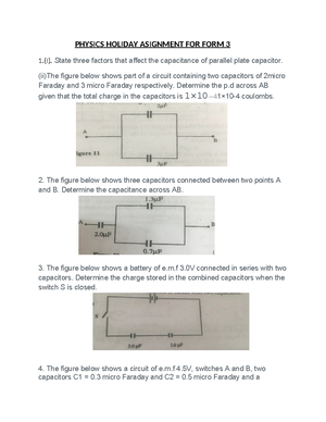 Physics FORM TWO Notes - CHAPTER ONE MAGNET I SM I ntroduction Magnets ...