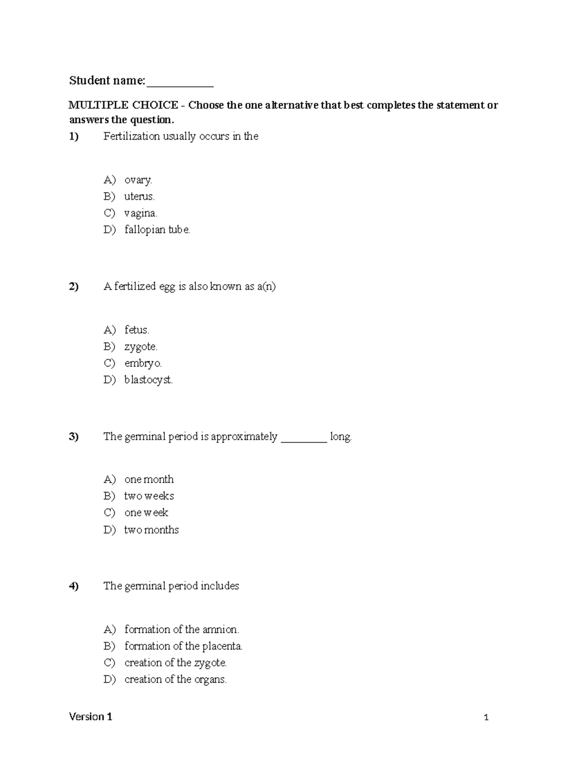 Children 15e Santrock TB 03 version 1 - Student name ...
