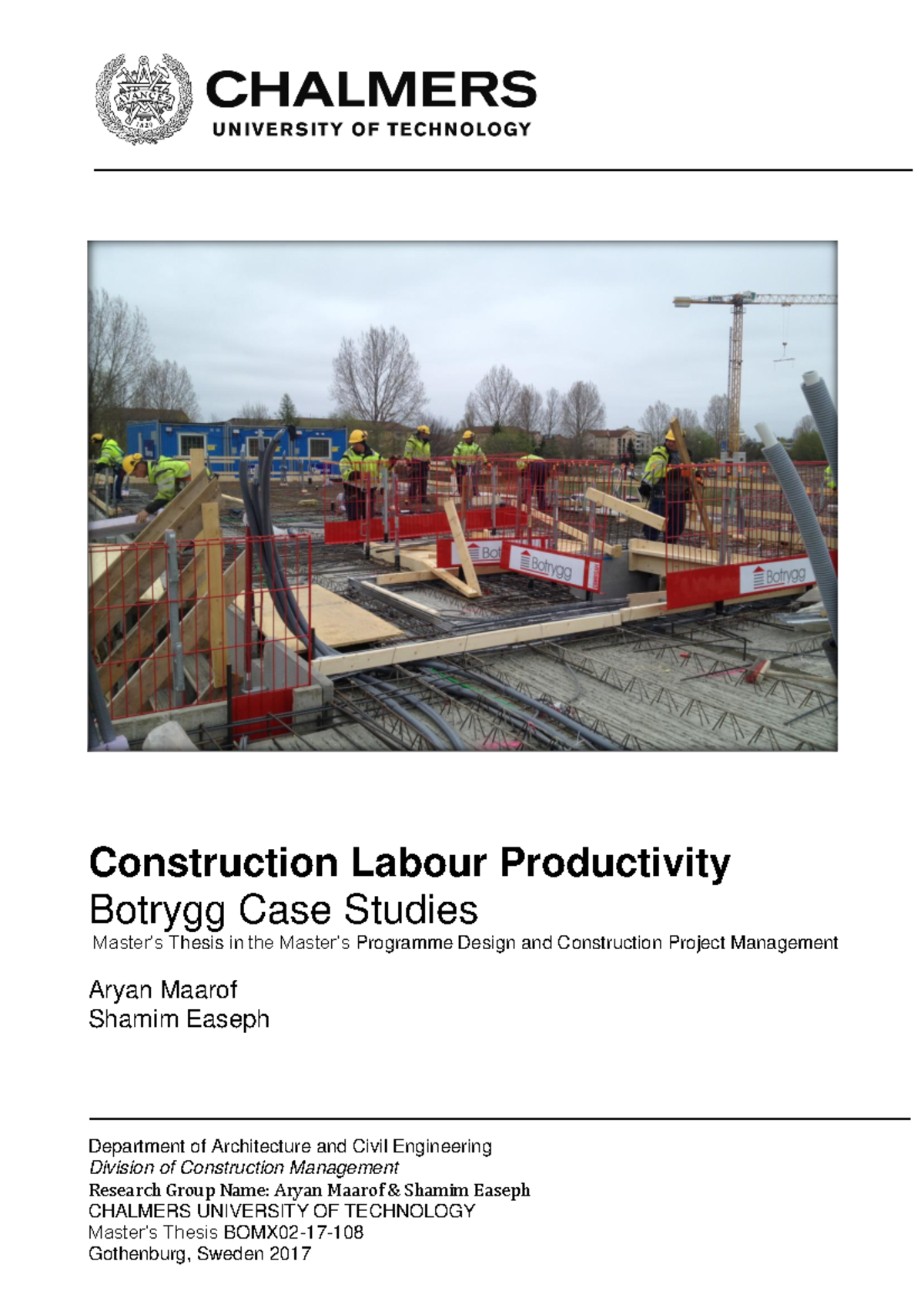 Kandidatprojekt i Design og construction - Department of Architecture ...
