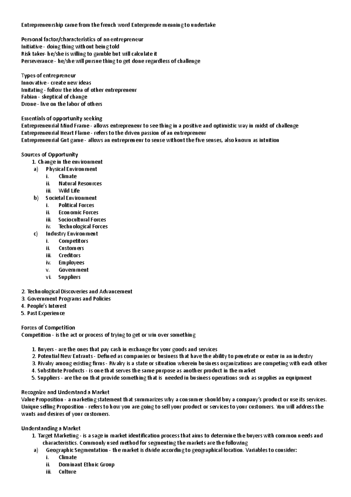 Entrep-Reviewer - Kimi kimi lang - Entrepreneurship came from the ...