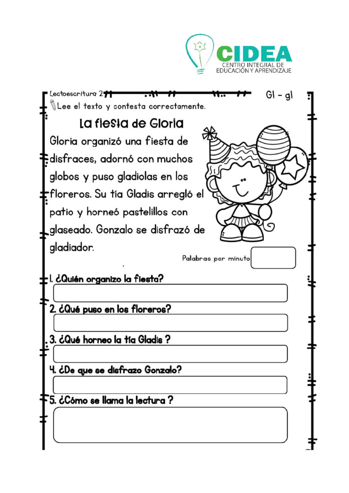 Silabas gl-nuevo 1 - MIEMBROS DE LA IE - CIDEA CENTRO INTEGRAL DE ...