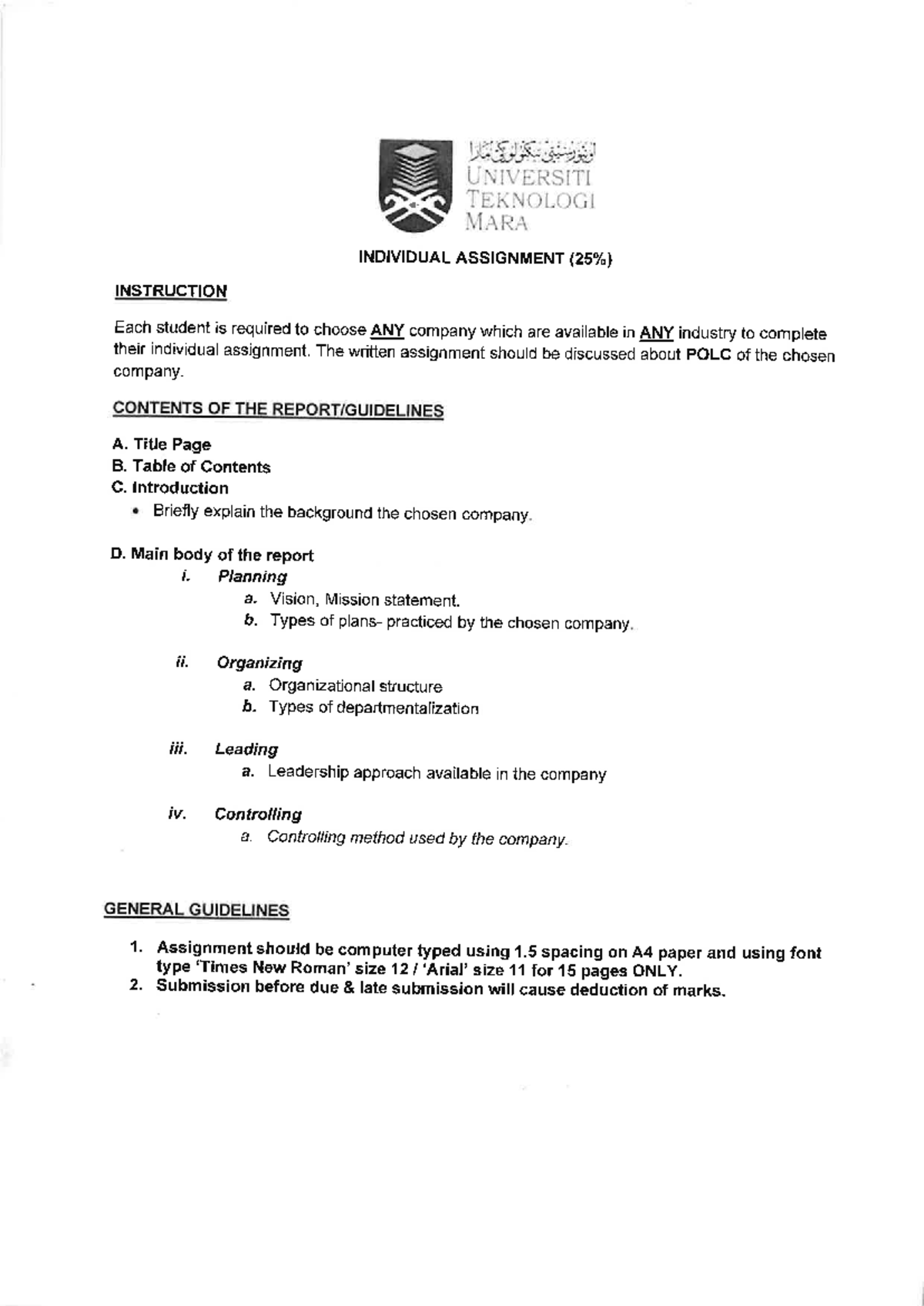 Assignment - Business - Studocu