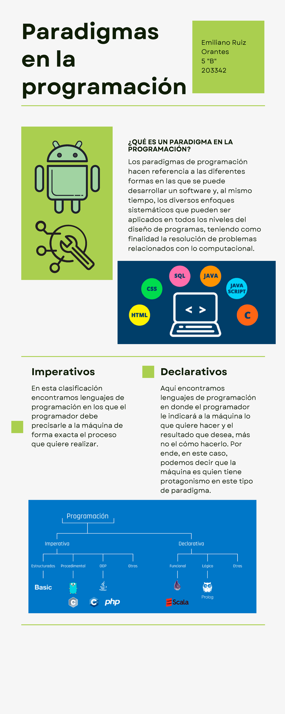 Paradigmas en la programacion - Aquí encontramos lenguajes de ...