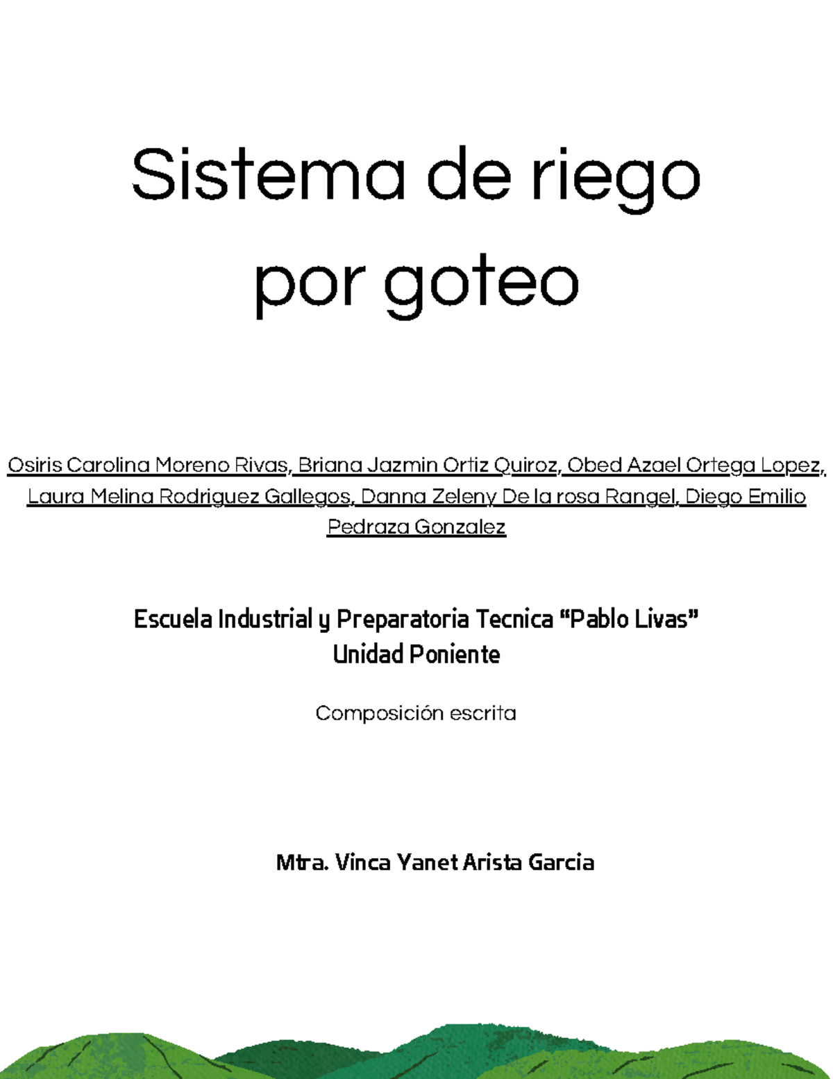 Sistema de rie - Jajsjskakajajajaja - Sistema de riego por goteo Osiris ...