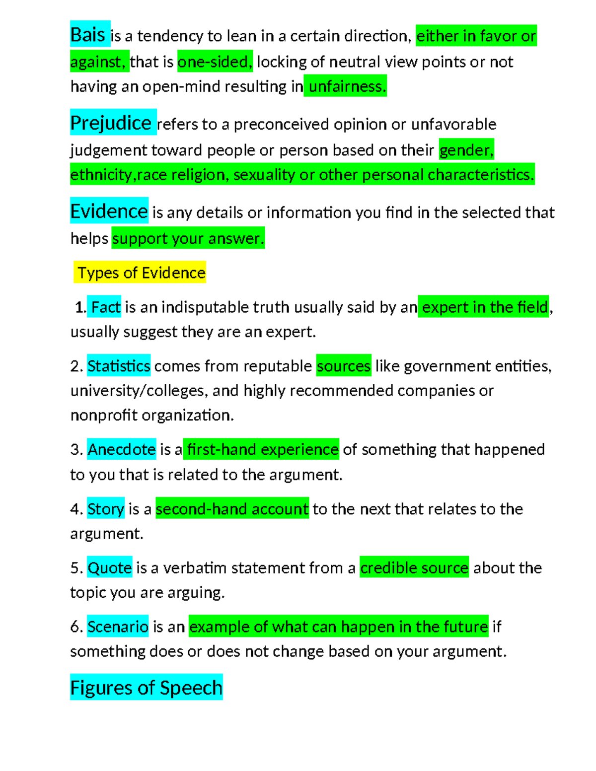 Biasis of Literature - Bais is a tendency to lean in a certain ...