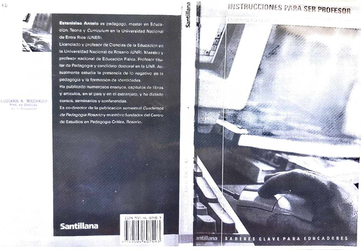 Intrucciones para estudiar pedagogía-Capítulo 2-Estanilao Antelo ...