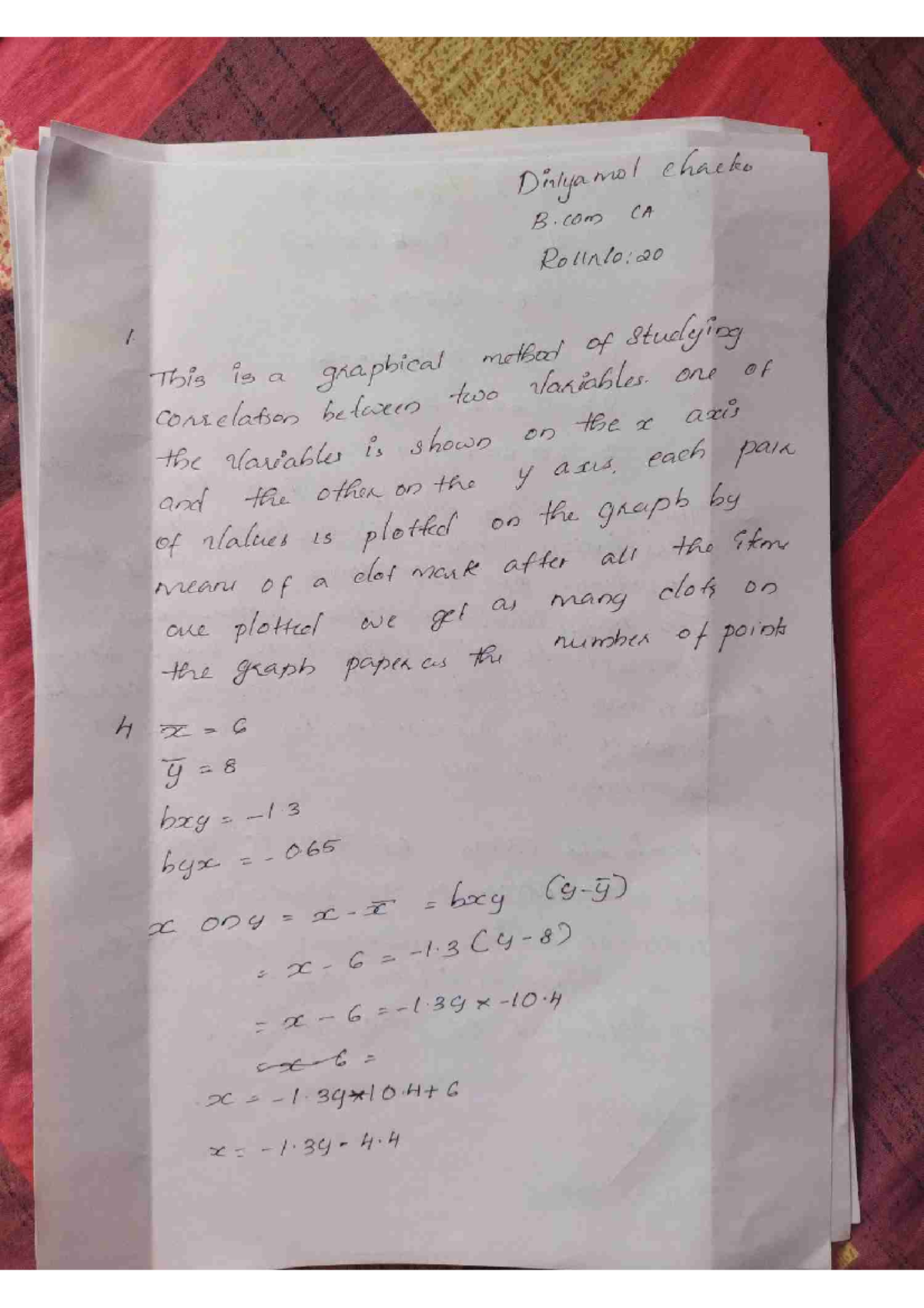 Exam qt 4 sem - Exam answer - Quantitative techniques for business I - Studocu