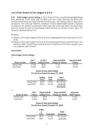 Sample/practice exam 7 March, questions and answers - Quarter 1, 2018 ...