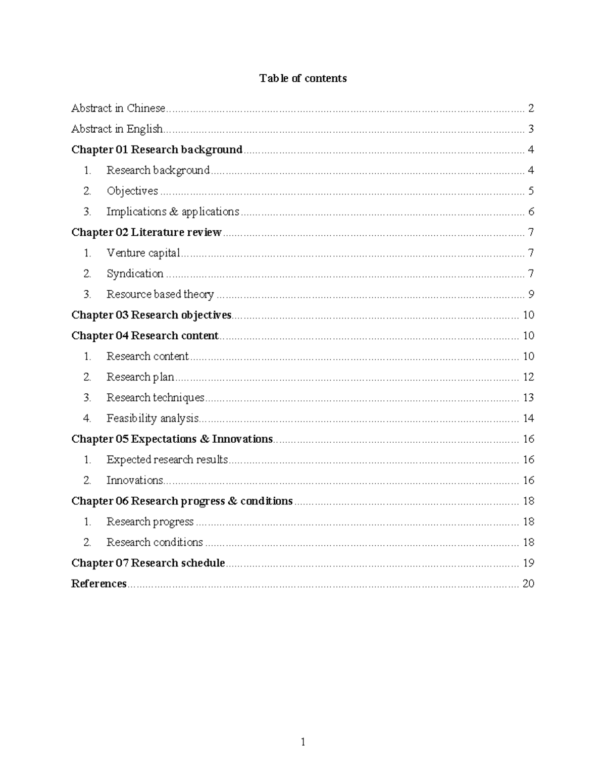 Abcdcoursecodeassignment - Table of contents Abstract in Chinese Abstract in - Studocu