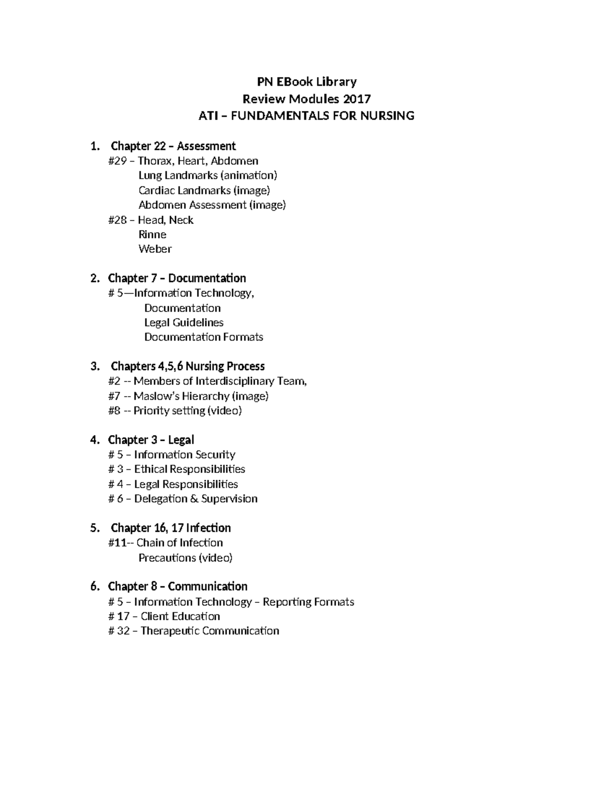 Review Modules 2017 Davis - PN EBook Library Review Modules 2017 ATI ...