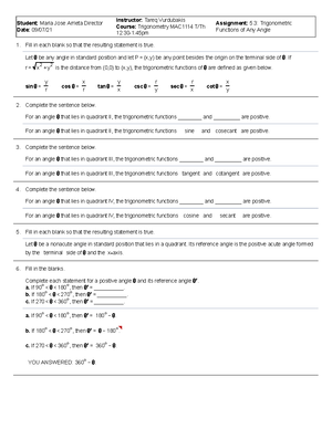 [Solved] Write the following expression as the sine cosine or tangent ...