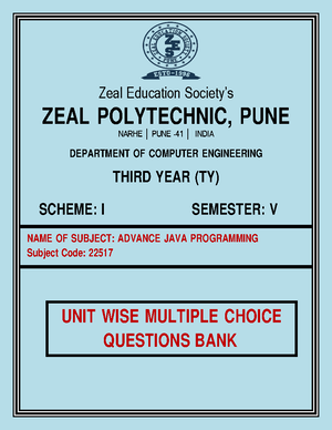 Chapter 4 MCQ for Student - SNJB’S SHRI HHJB POLYTECHNIC QUESTION BANK ...