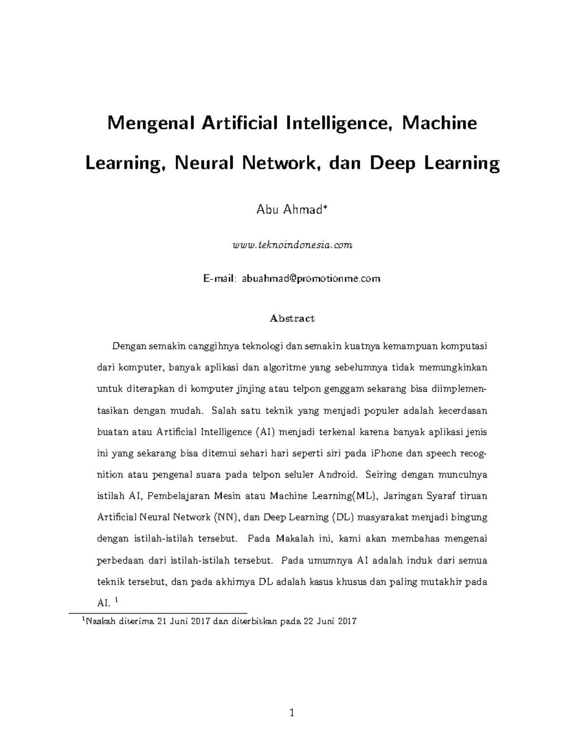 Mengenal Artificial Intelligence Machine - Mengenal Artificial Intelligence, Machine Learning ...