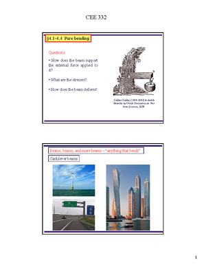 CE 332 Laboratory 4 - Laboratory 4: “Buckling” CE 33200: Mechanics of ...