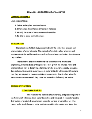 AMT 311 Final EXAM - Engineering Data Analysis - AMT 311 FINAL EXAM Problem Solving The man ...