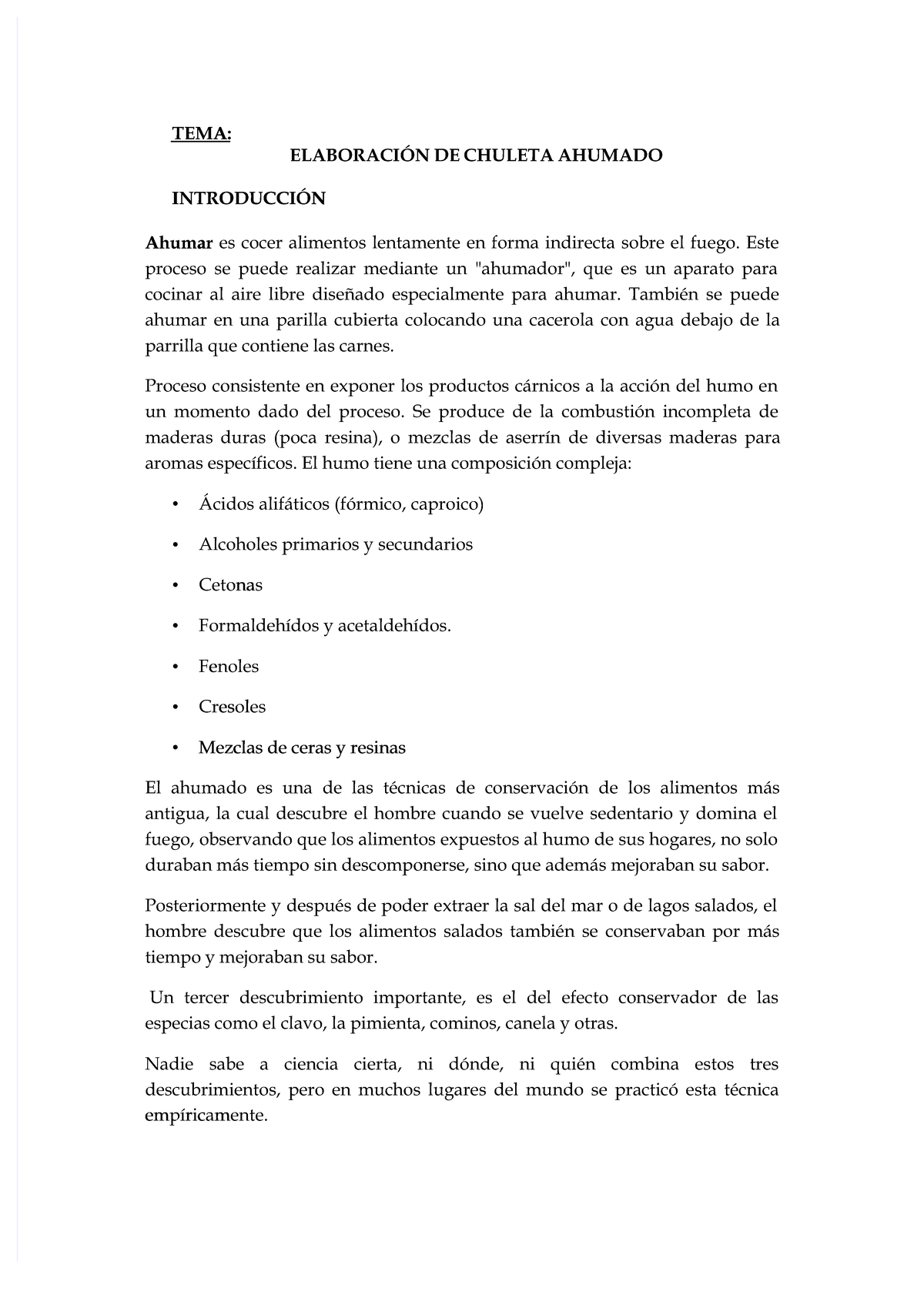 Docdownloader.com chuleta-ahumada - TEMA:TEMA: ELABORACIÓN DE CHULETA ...