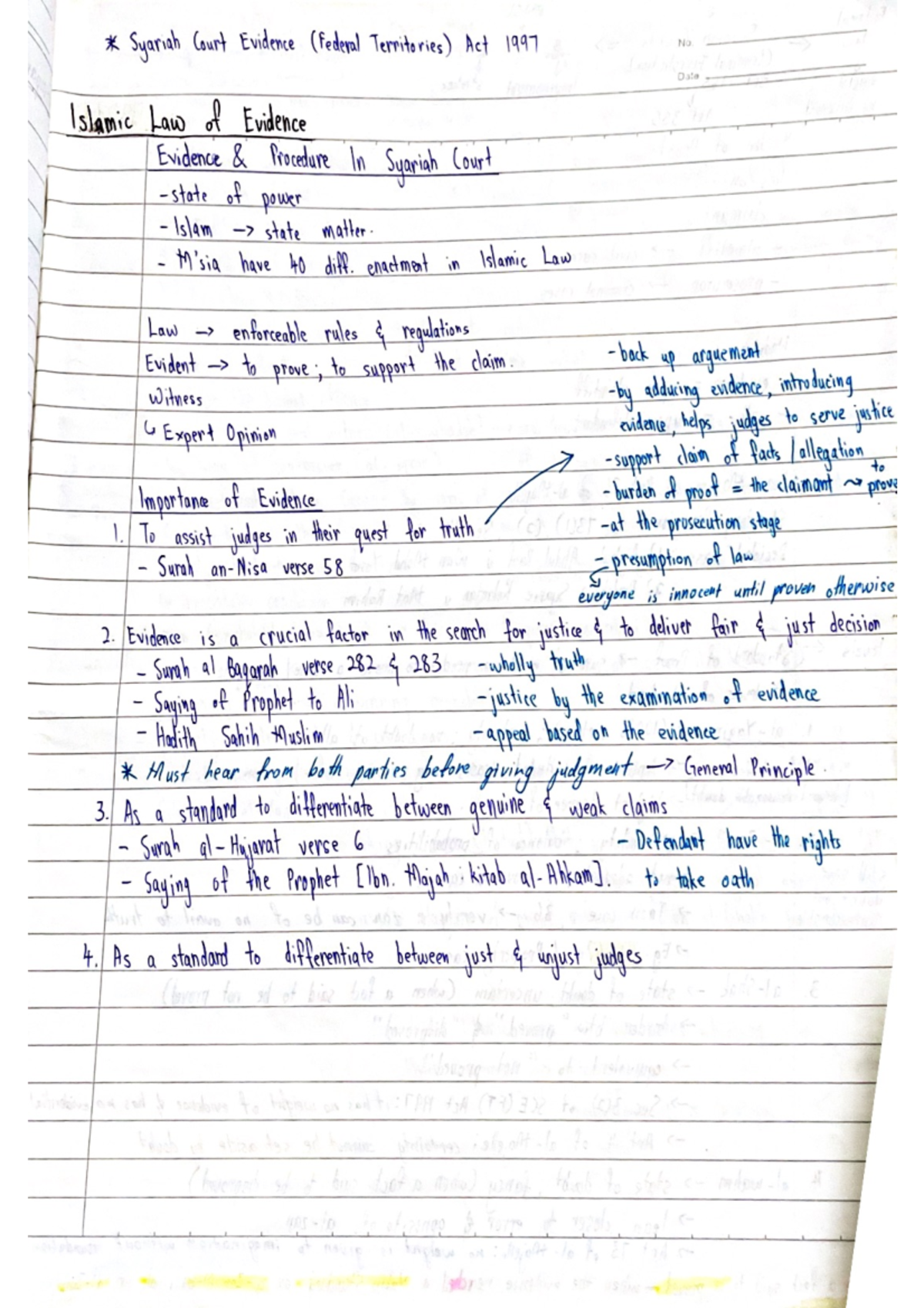 Syariah Evidence - Intro - Evidence and Procedure in Shariah Court ...