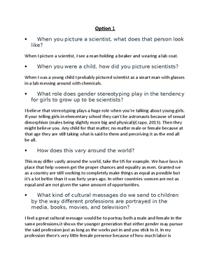 [Solved] Which of the following is an example of cultural bias Question ...