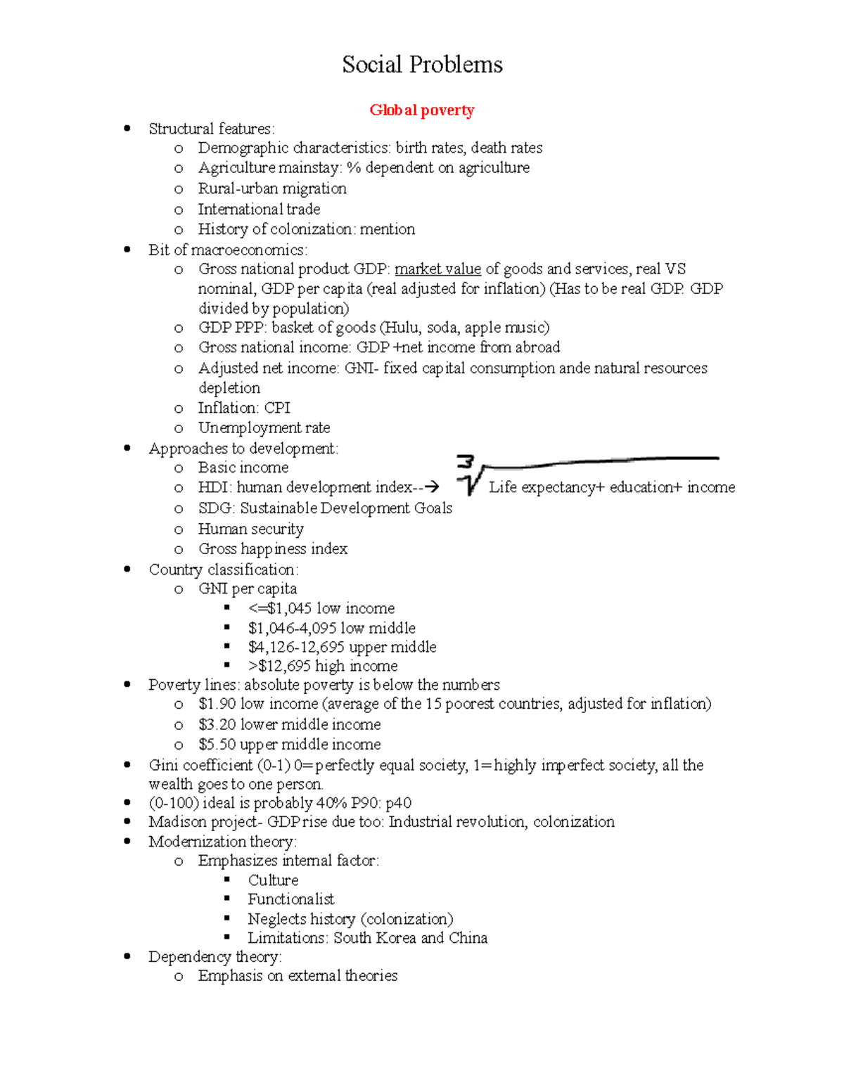 Exam 2 Study guide - detailed notes with graphs, teacher comments and ...