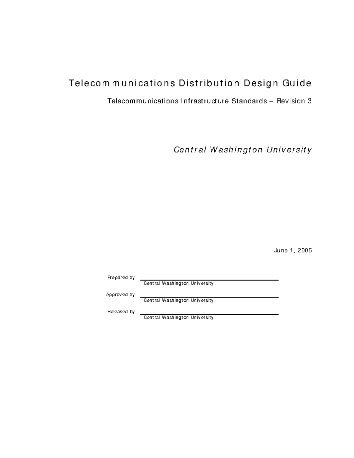 Telecoms Distribution Design Guide TDDG06-01-05 - Te le com m u n ica t ...