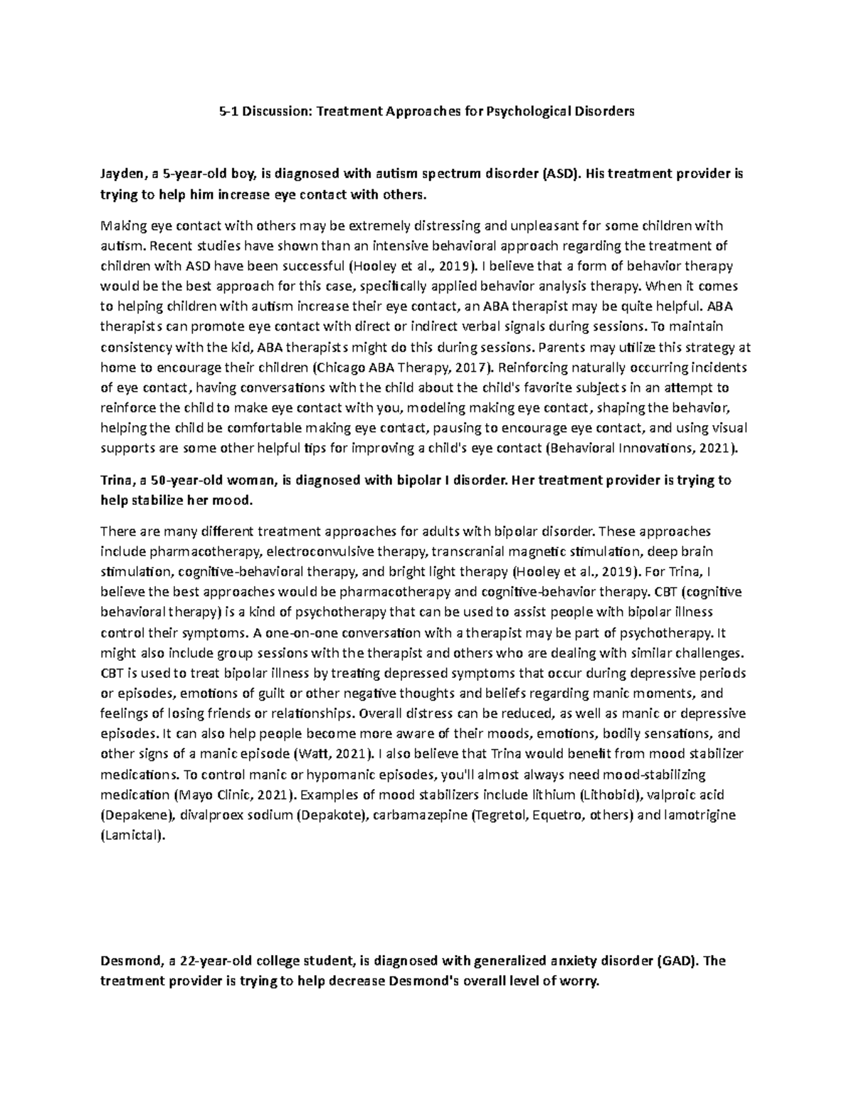 psy-215-db-5-rough-draft-5-1-discussion-treatment-approaches-for