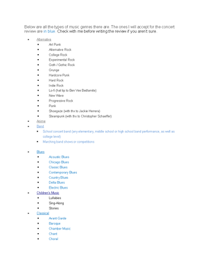 MUGN 100 concert review example - MUGN 100 8 December 2019 Concert ...