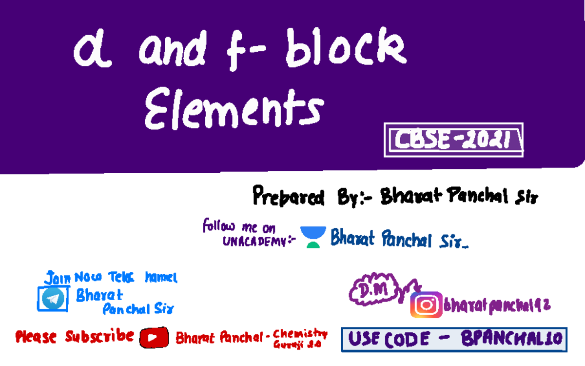 D And F Block - Chemistry - me .÷¥i÷÷÷÷÷ .÷÷ .. . . . . " ####### iii ...