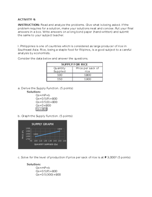 Review Checklist - Summary College Algebra - No M A T H T O P I C S 1 ...