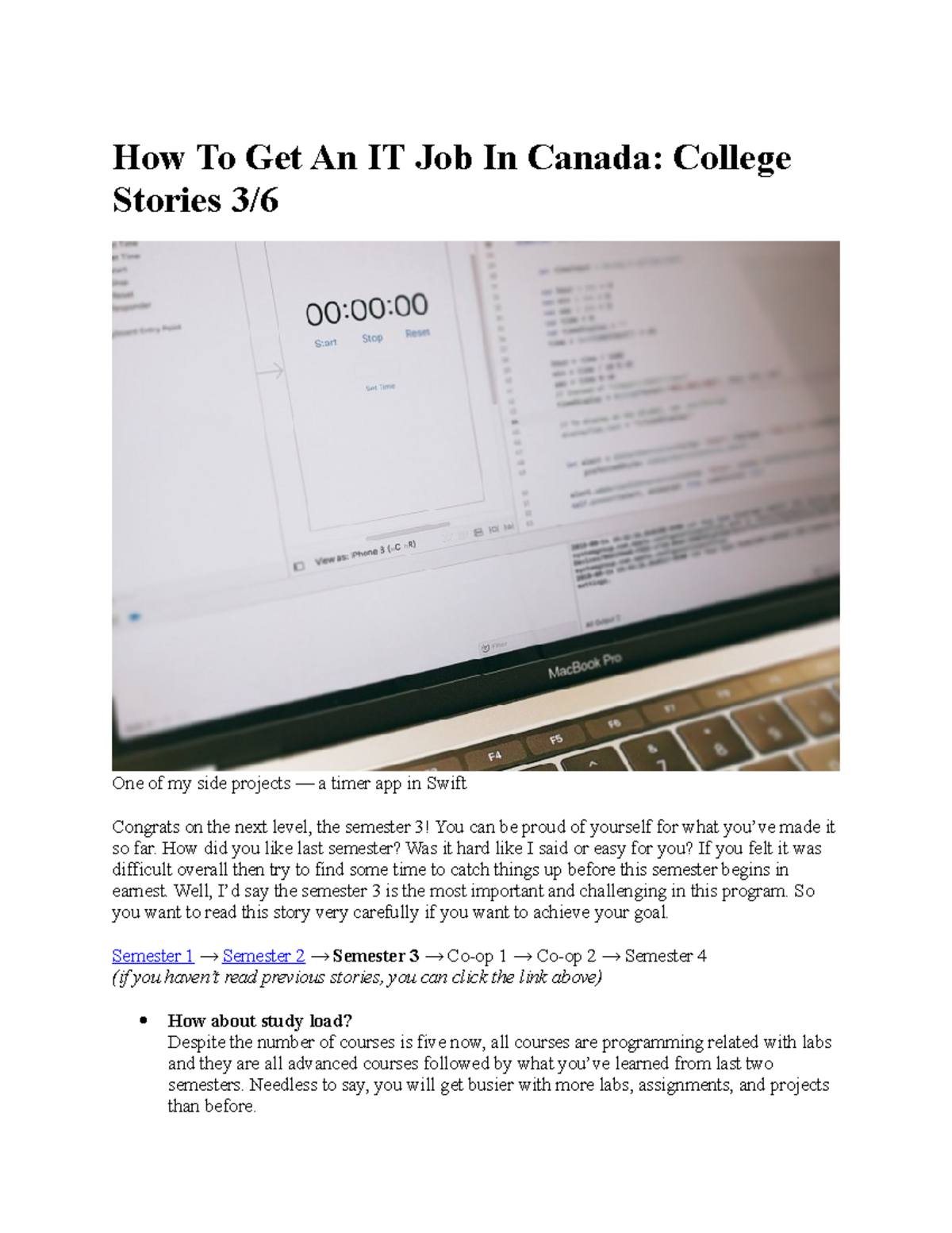 Algonquin College Part 3 - How To Get An IT Job In Canada: College ...