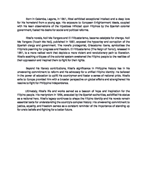 Rizal Arguments - May 1, 1882. Rizal journey from calamba to Barcelona ...