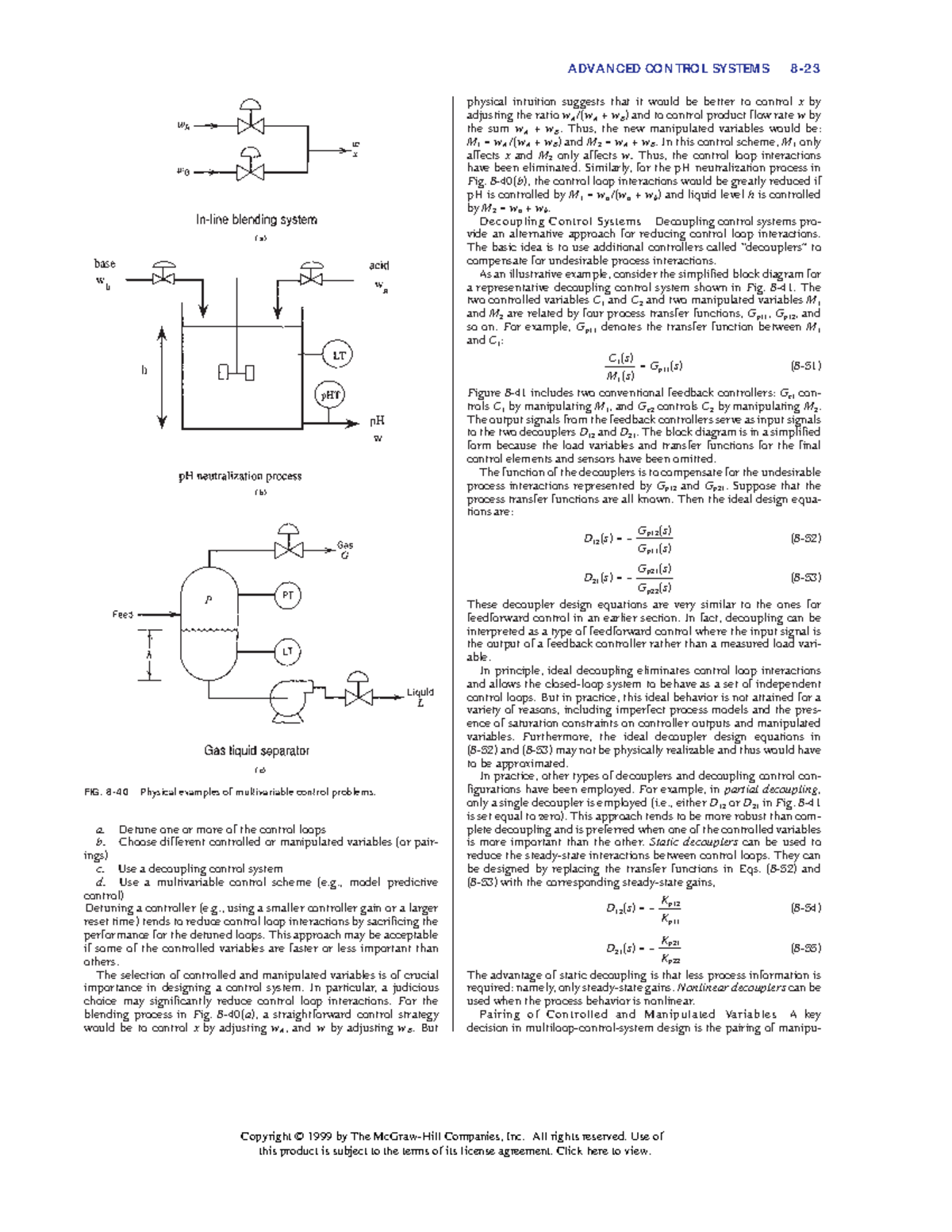 Chemical engineering-38 - a. Detune one or more of the control loops b ...