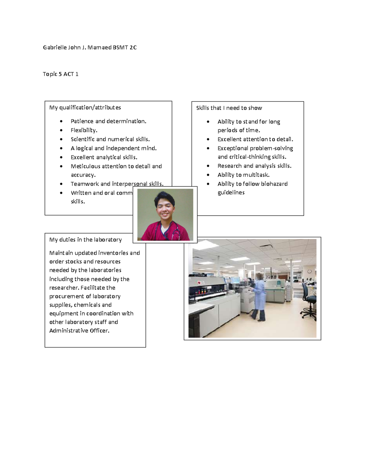Topic 5 ACT 1 LM - Gabrielle John J. Mamaed BSMT 2C Topic 5 ACT 1 My ...