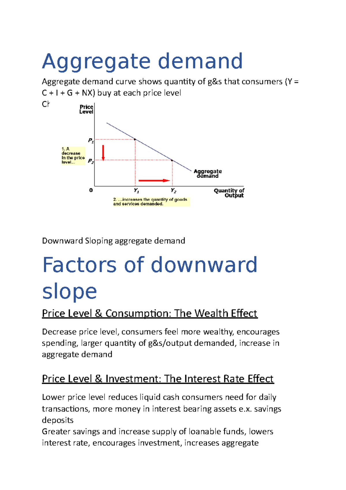 Increase In Aggregate Demand