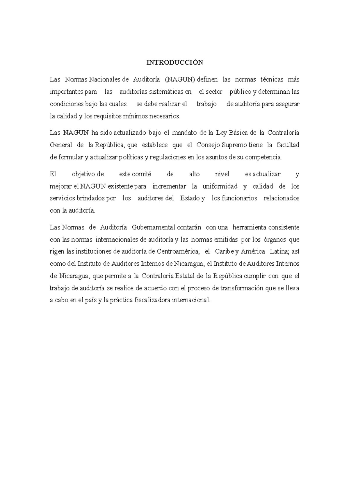 Contabilidad Gubernamental - INTRODUCCIÓN Las Normas Nacionales de ...