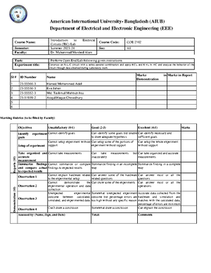 AIUB Assignment Cover Sheet - Assignment/Case-Study Cover; © AIUB- 2020 ...