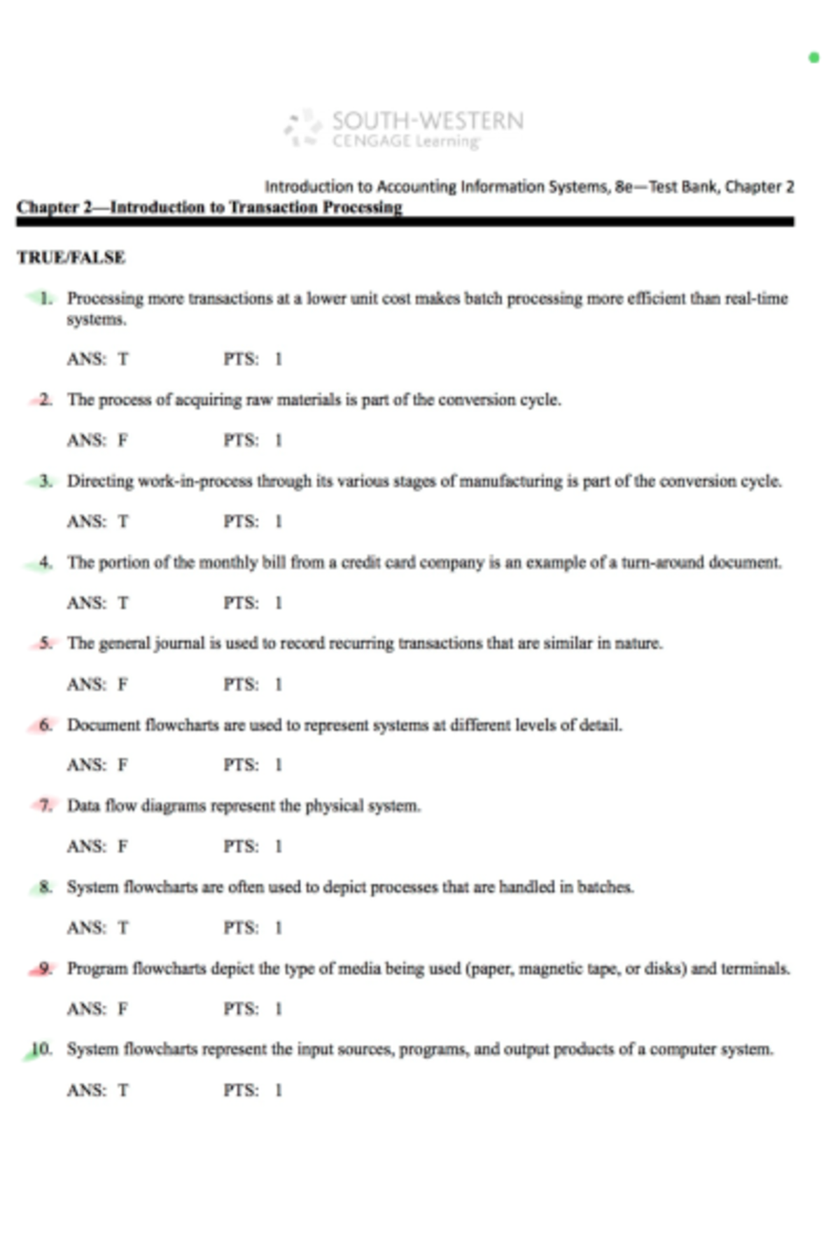 Chapter 2 - CENGAGE Learning Introduction to Accounting Information ...